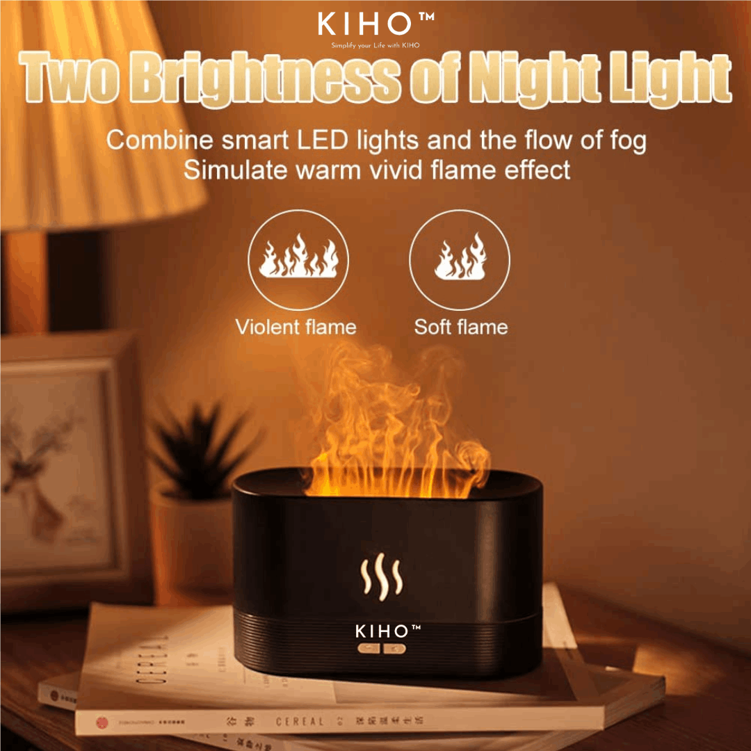 KIHO™ Flame Humidifier and Aroma Diffuser ️