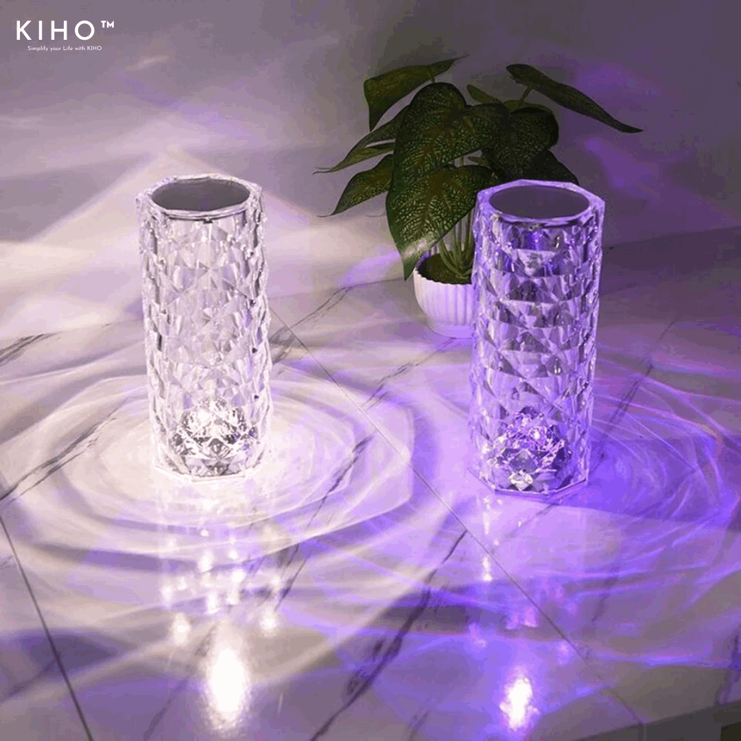 KIHO™ Rechargeable 3D Diamond Crystal Led Lamp